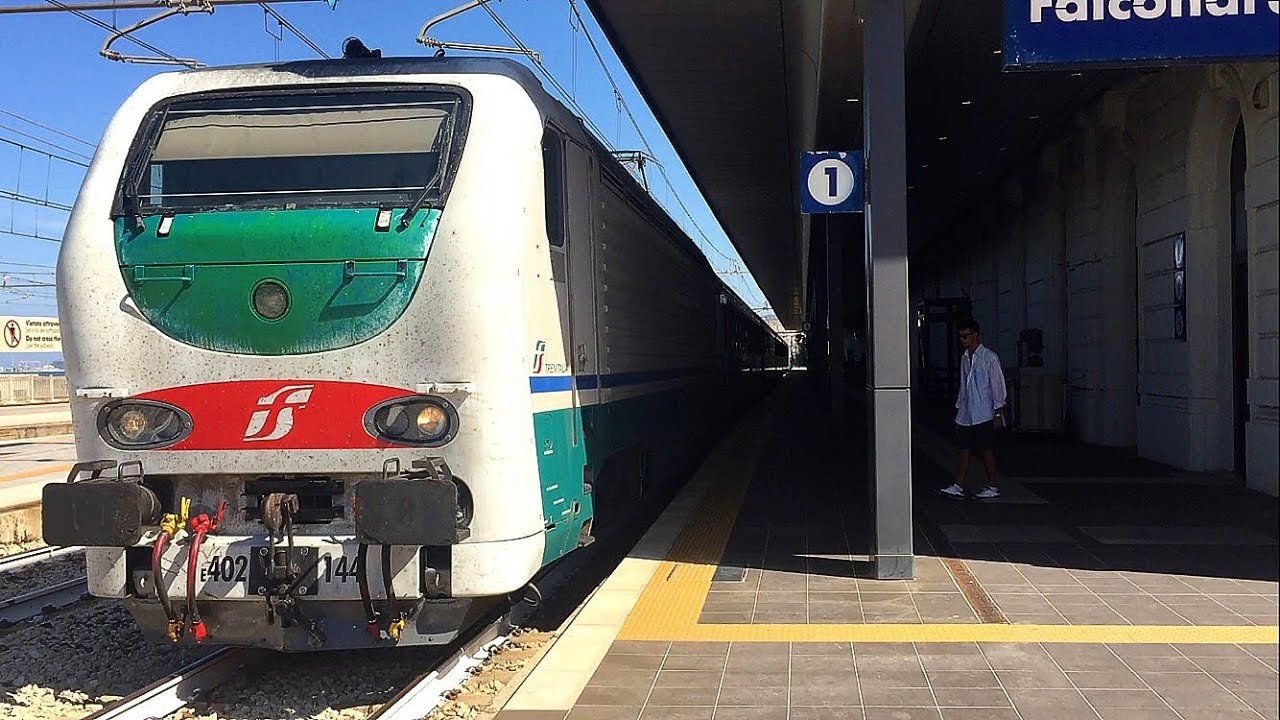 E402b.144 Sull' IC 541 ANCONA - ROMA TERMINI, in partenza da Falconara ...
