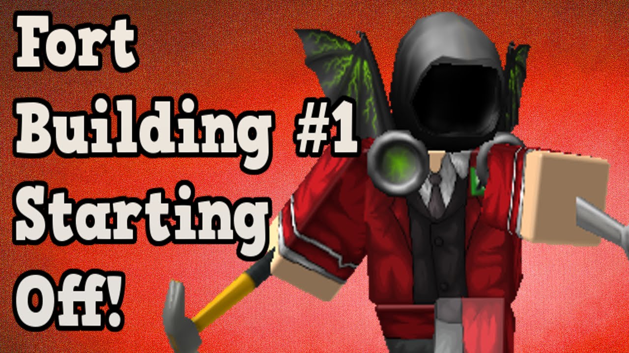 Roblox Fort Building #1.( Getting started) - YouTube
