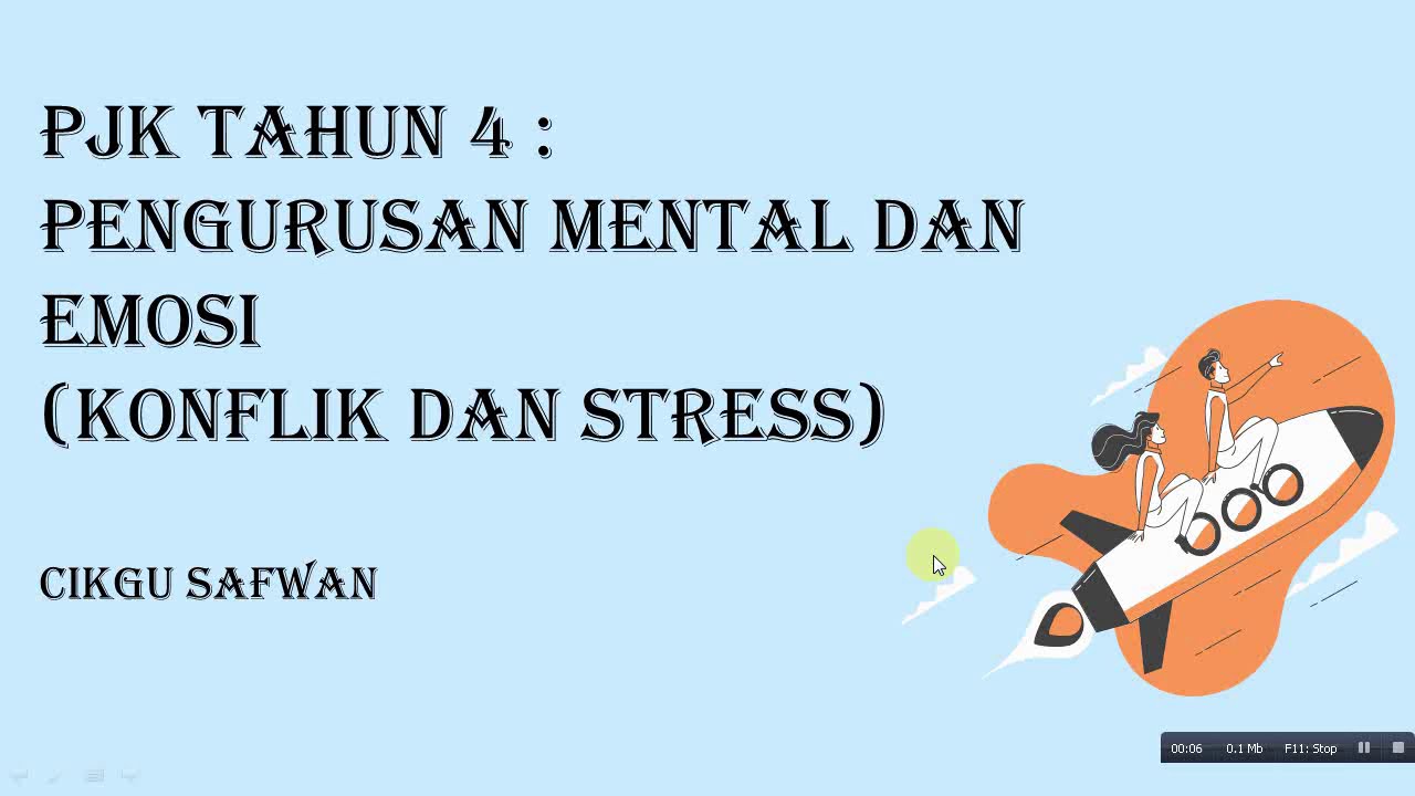 PENDIDIKAN KESIHATAN TAHUN 4 KONFLIK DAN STRESS - YouTube