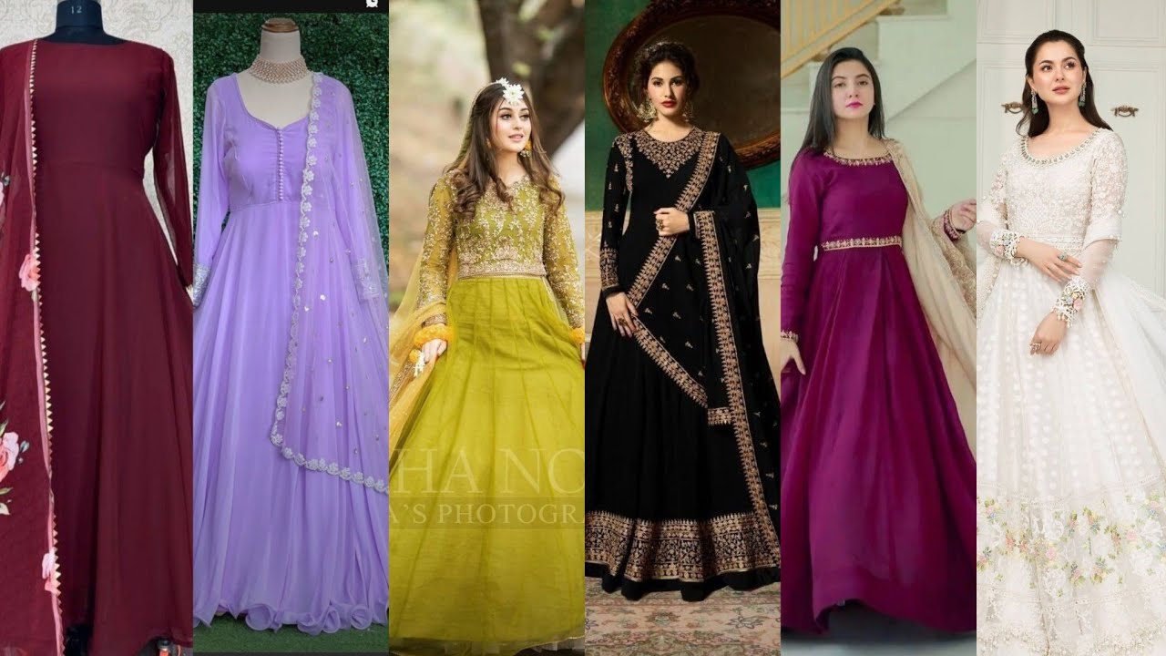Top trendy frock design/ frock design/ long frock design - YouTube