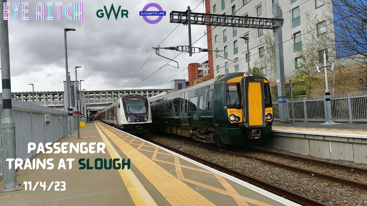 Passenger trains at Slough // GWML // 11/4/23 - YouTube