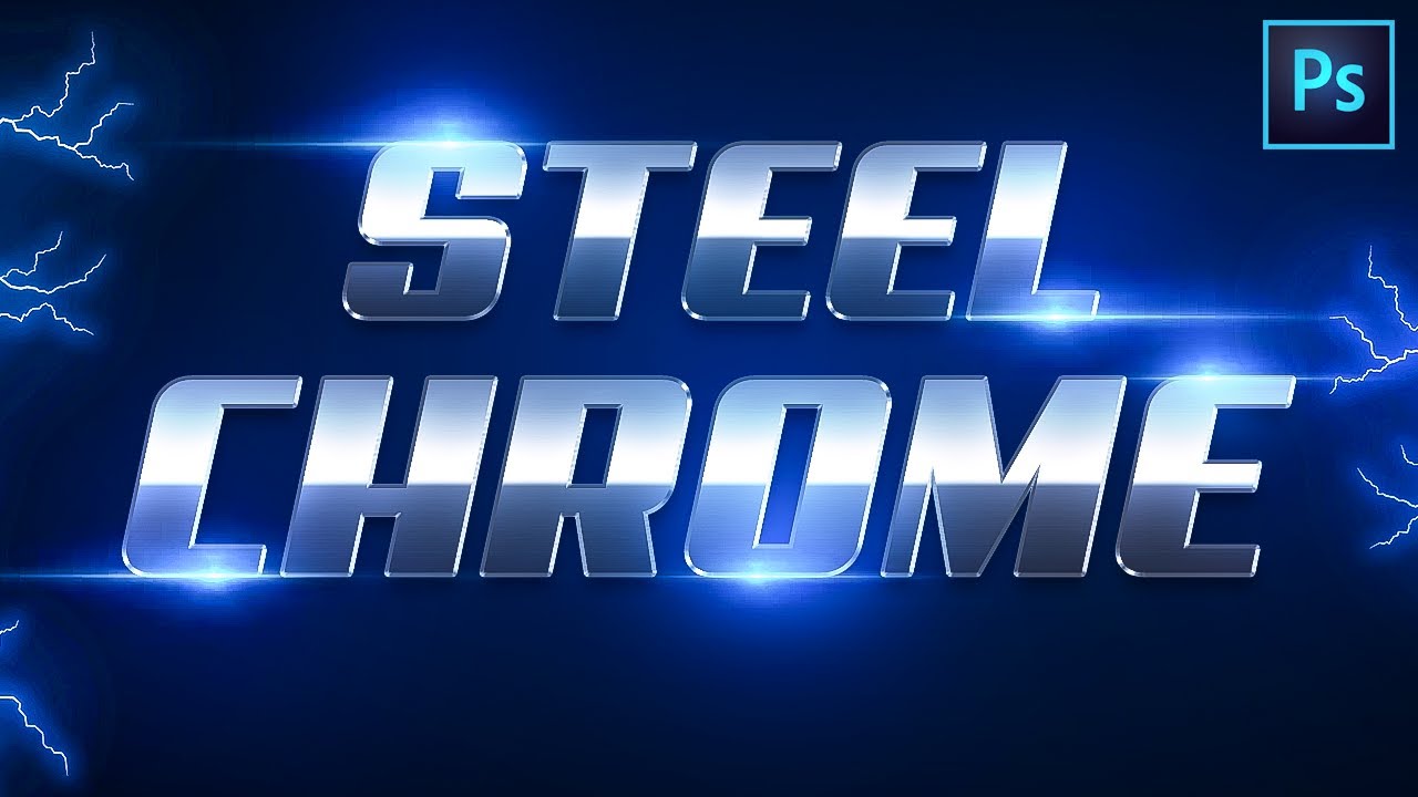 REALISTIC CHROME TEXT Effect In Photoshop Easy To Follow Tutorial realistic-chrome-text-effect-in-photoshop-easy-to-follow-tutorial
