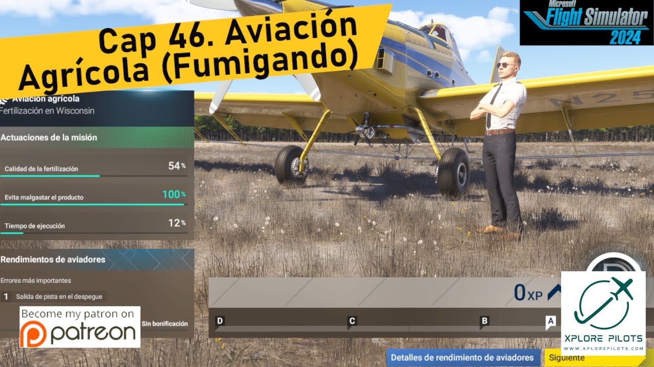 FS2024 | Cap. 46 | Misión Aviación Agrícola - YouTube