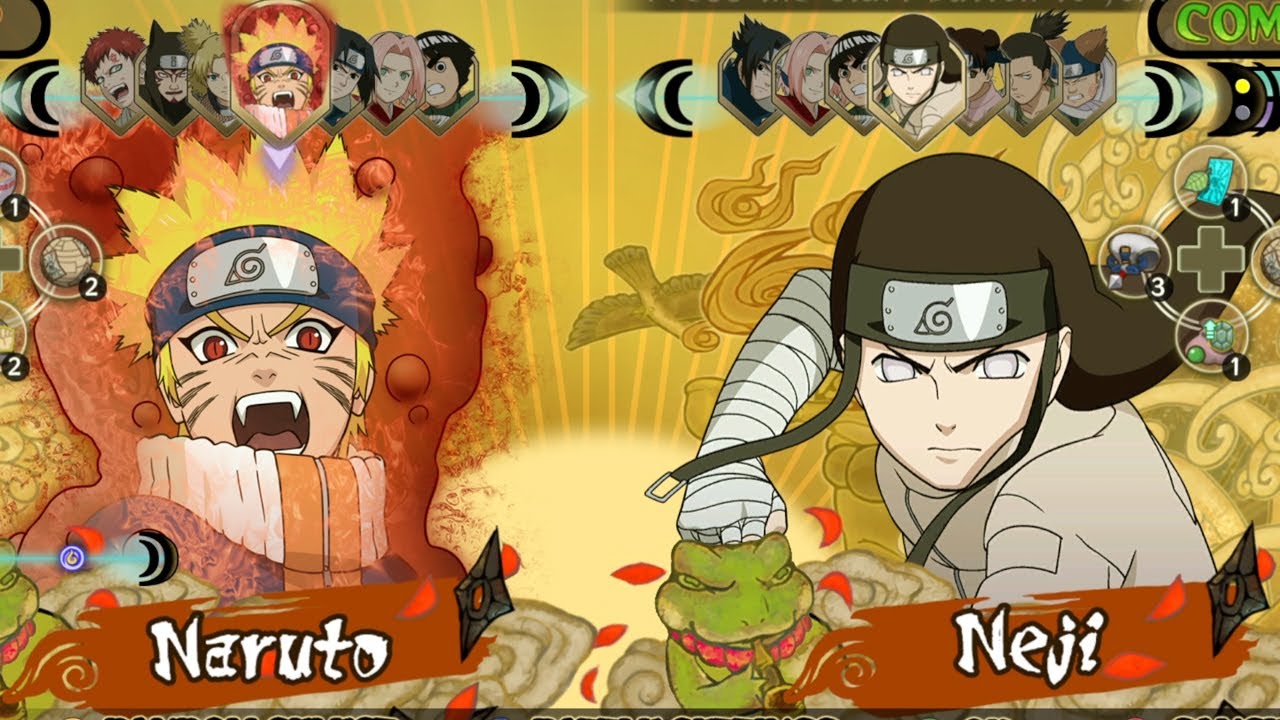 NARUTO VS NEJI (VERMILLION RASENGAN) NARUTO Ultimate Ninja STORM 1 ...