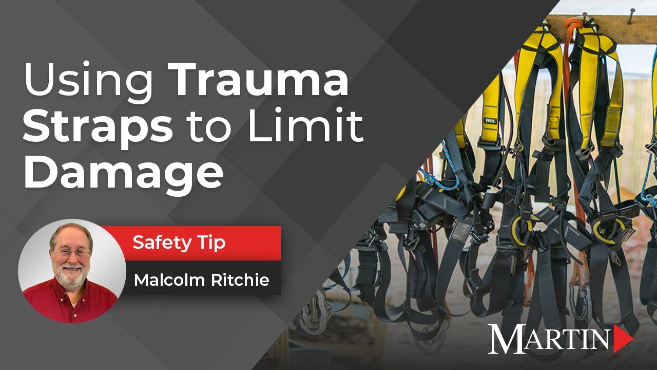 Using Trauma Straps to Limit Damage From Falls | martinsupply.com - YouTube