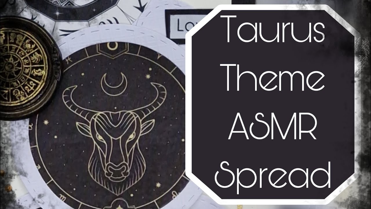Taurus Theme ASMR Spread ♉💜 - YouTube