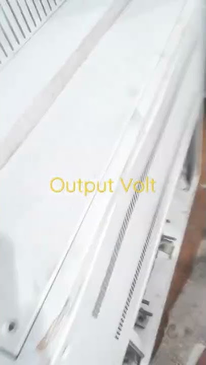 How to check realtime output voltage manually in online UPS ! - YouTube