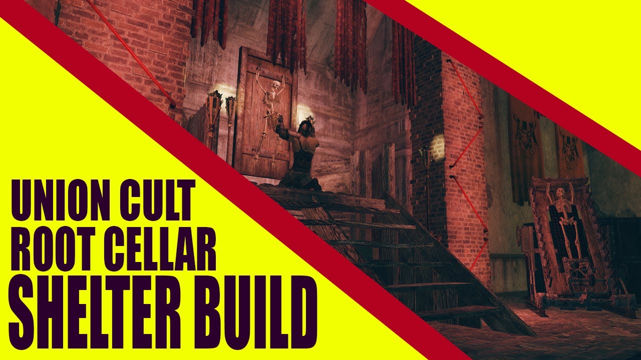 Fallout 76: Union Cult Root Cellar Shelter Build - YouTube