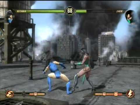 Mortal Kombat 9 - Kitana VS Jade Ladder 2