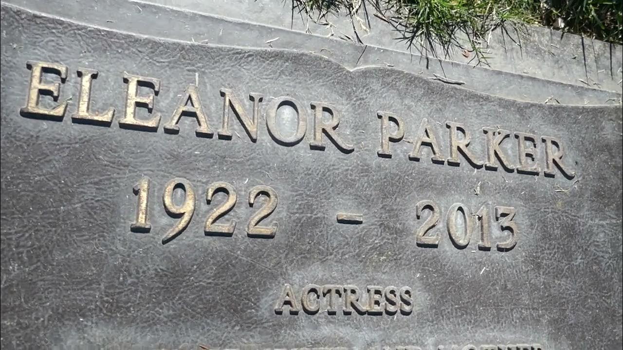 Actress Eleanor Parker Grave Forest Lawn Hollywood Hills Los Angeles California USA November 3 ...