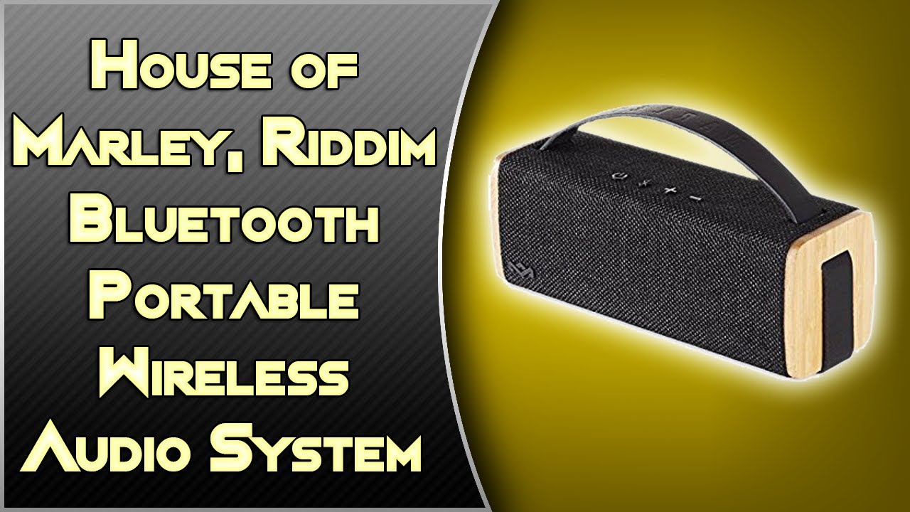 House of Marley - Riddim Bluetooth Portable Wireless Audio System - YouTube