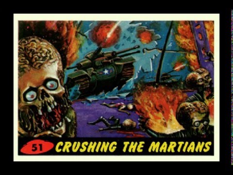 TOPPS 1962 MARS ATTACKS CARDS - YouTube