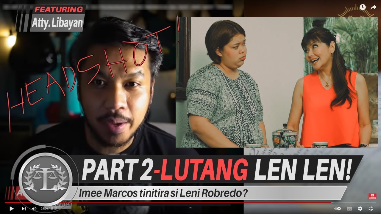 LUTANG LEN LEN PART 2- Bongbong Marcos vs. Leni Robredo - YouTube