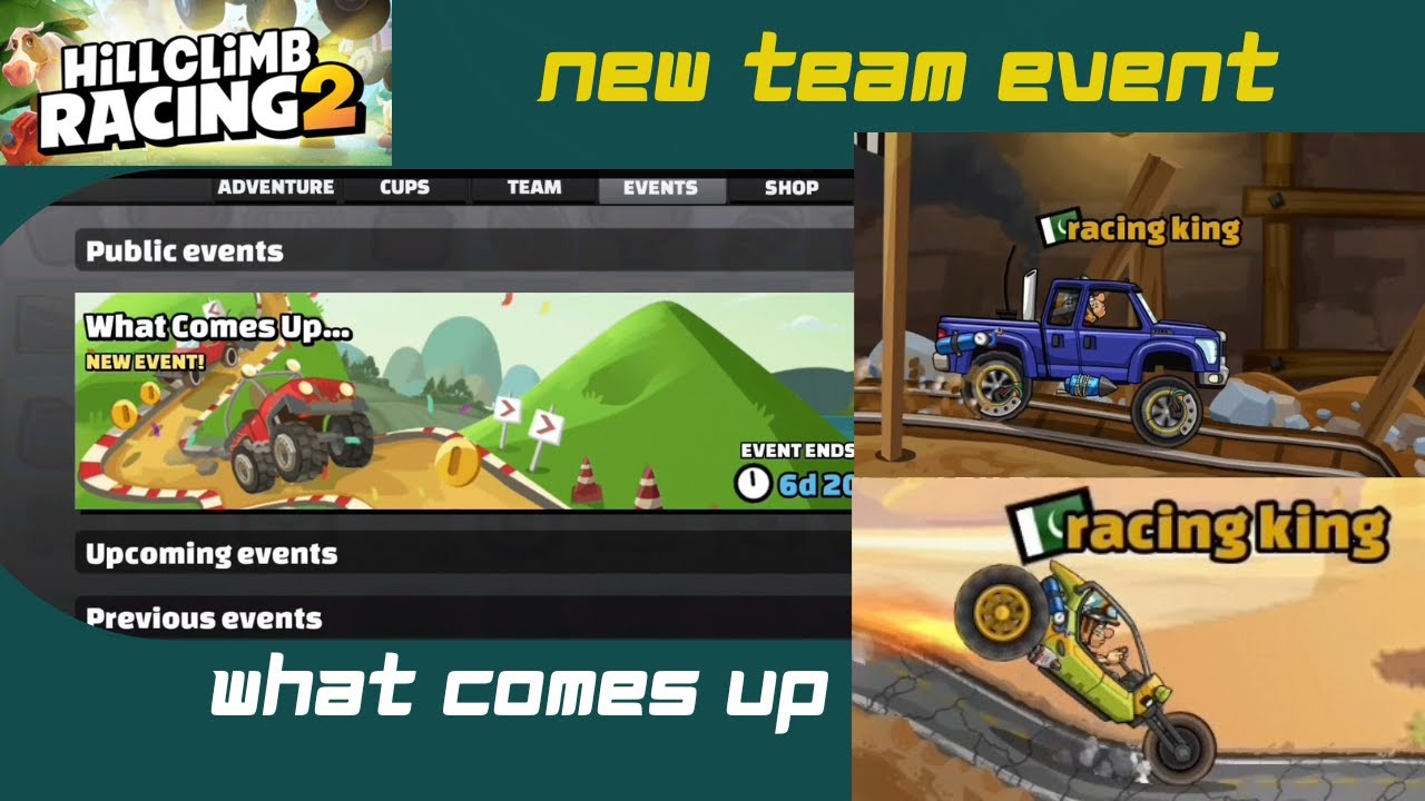 Hill climb racing 2 / HCR2 new team event WHAT COMES UP HD gameplay ...
