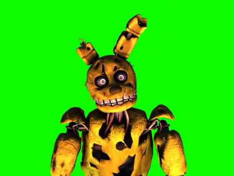 FNAF 3 SPRINGTRAP JUMPSCARES GREENSCREEN Animation - YouTube