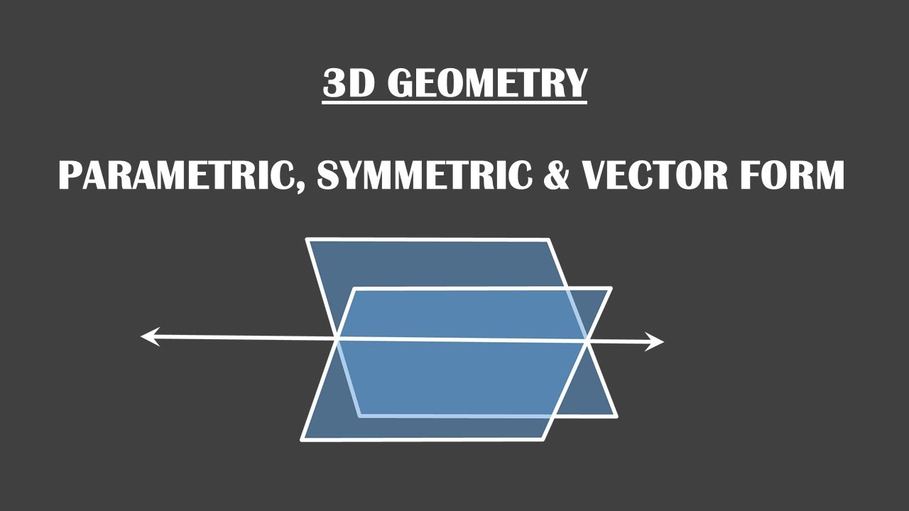 Line of Intersection of Planes in 3D Space How to Find - YouTube