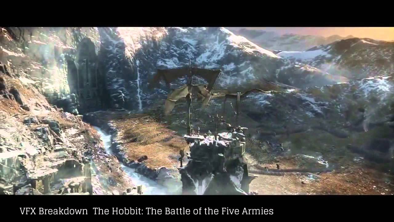 VFX Breakdown THE HOBBIT: THE BATTLE OF THE FIVE ARMIES - YouTube