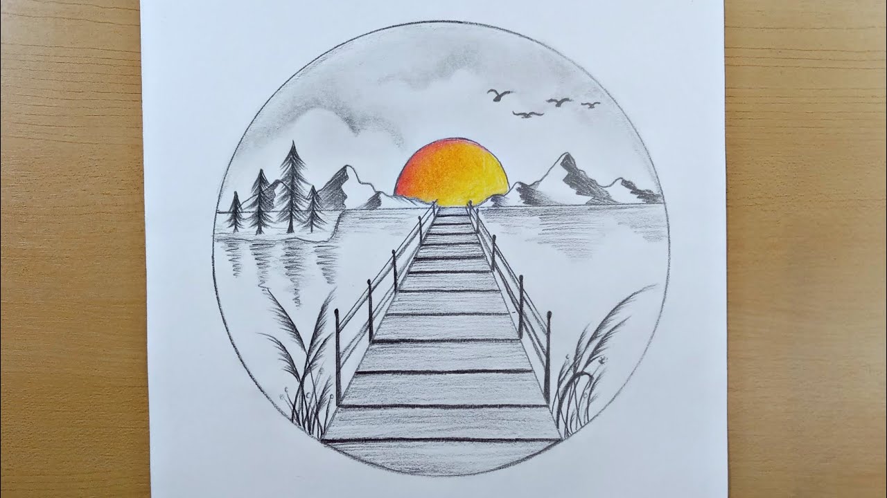 Sunrise Sketch NEWCASTLE AWAKENING. Sunrise Nobbys Beach Newcastle.