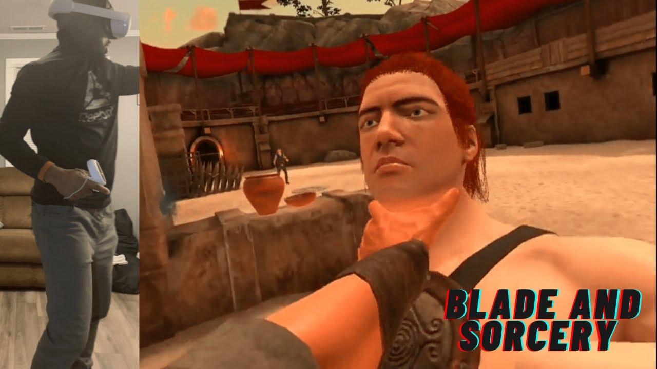 Playing Blade and Sorcery: Nomad in the Arena- Meta Oculus Quest 2 ...