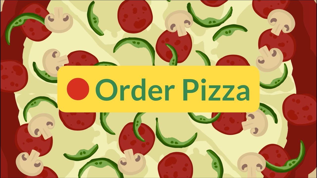 English Speaking Practice Conversation, Pizza Delivery Order, use ...