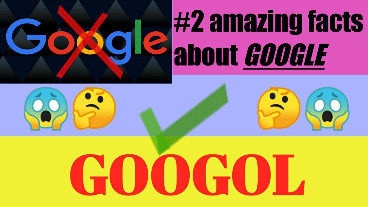 2 amazing facts 🔥 about Google | Google real name Googol ! #Shorts | # ...