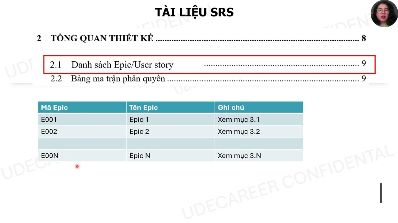 BA thực chiến - Bài 35 - Chia sẻ template SRS viết theo user story - YouTube