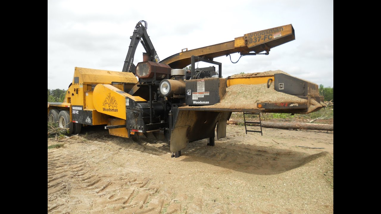 South Carolina Fuel Chipping and Logging Operation Part 1 of 2 - YouTube