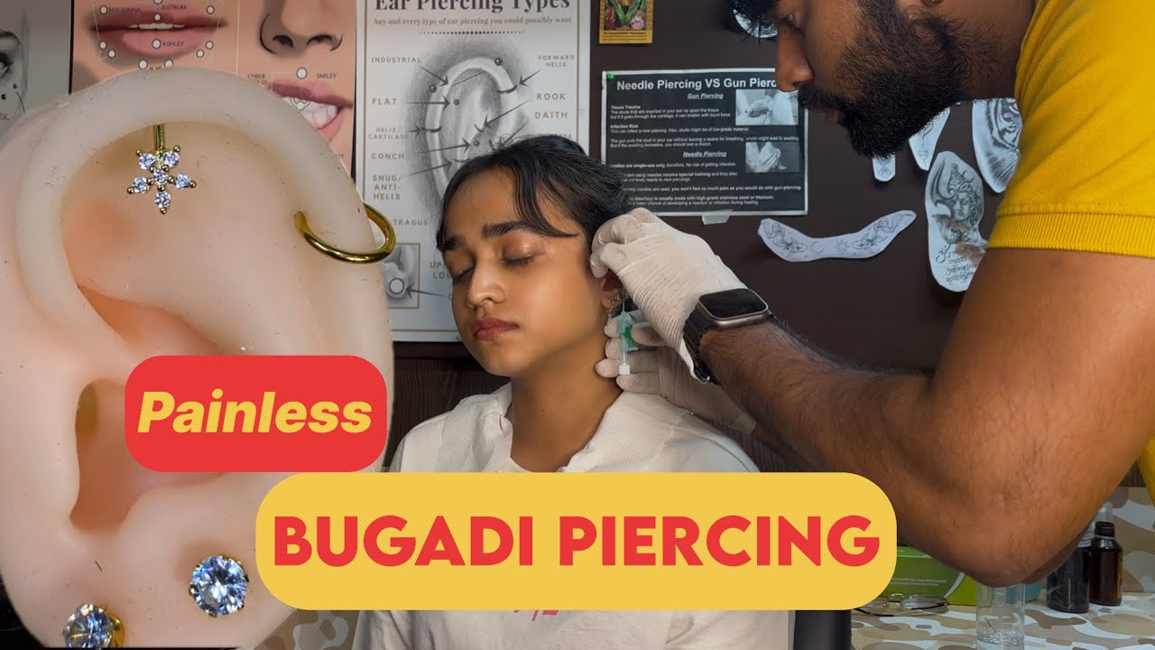 Painless Bugadi Piercing at ShowUp Tattooz, Bengaluru | Best Tattoo ...