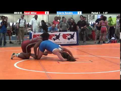 Women WM 69 KG - Randi Miller vs. Valerie Rosales - YouTube