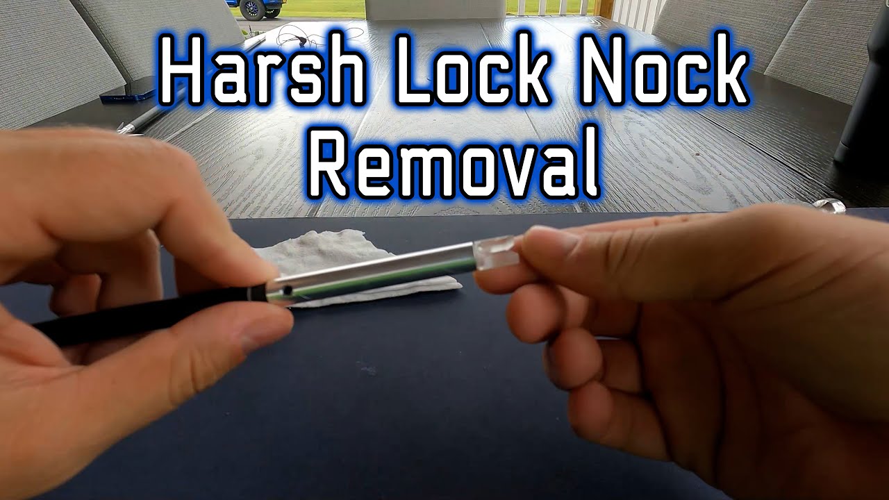Harsh Lock Bowfishing Arrow - Nock Removal - YouTube