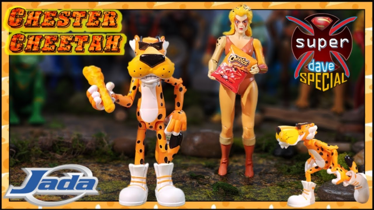 Chester Cheetah Action Figure By Jada Toys Super Dave Special - YouTube