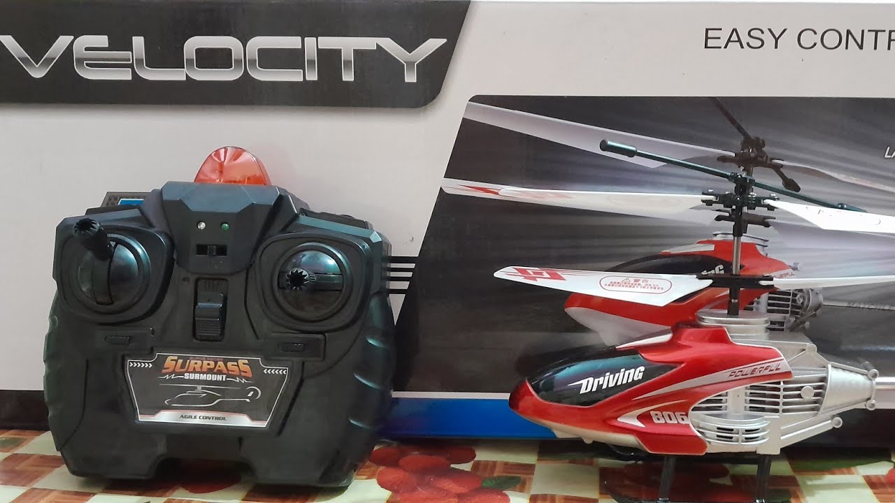 Velocity RC helicopter Unboxing - YouTube