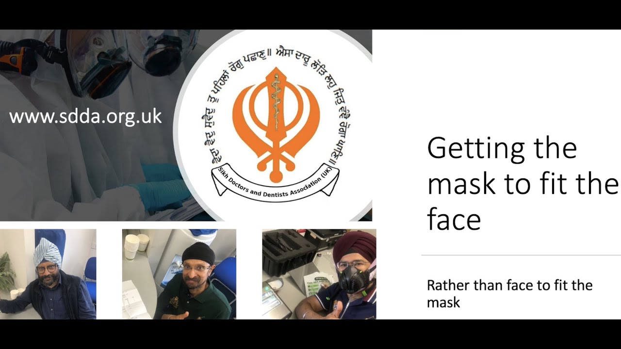 Singh Thattha technique to pass facemask fit test - Sikh Doctors and ...