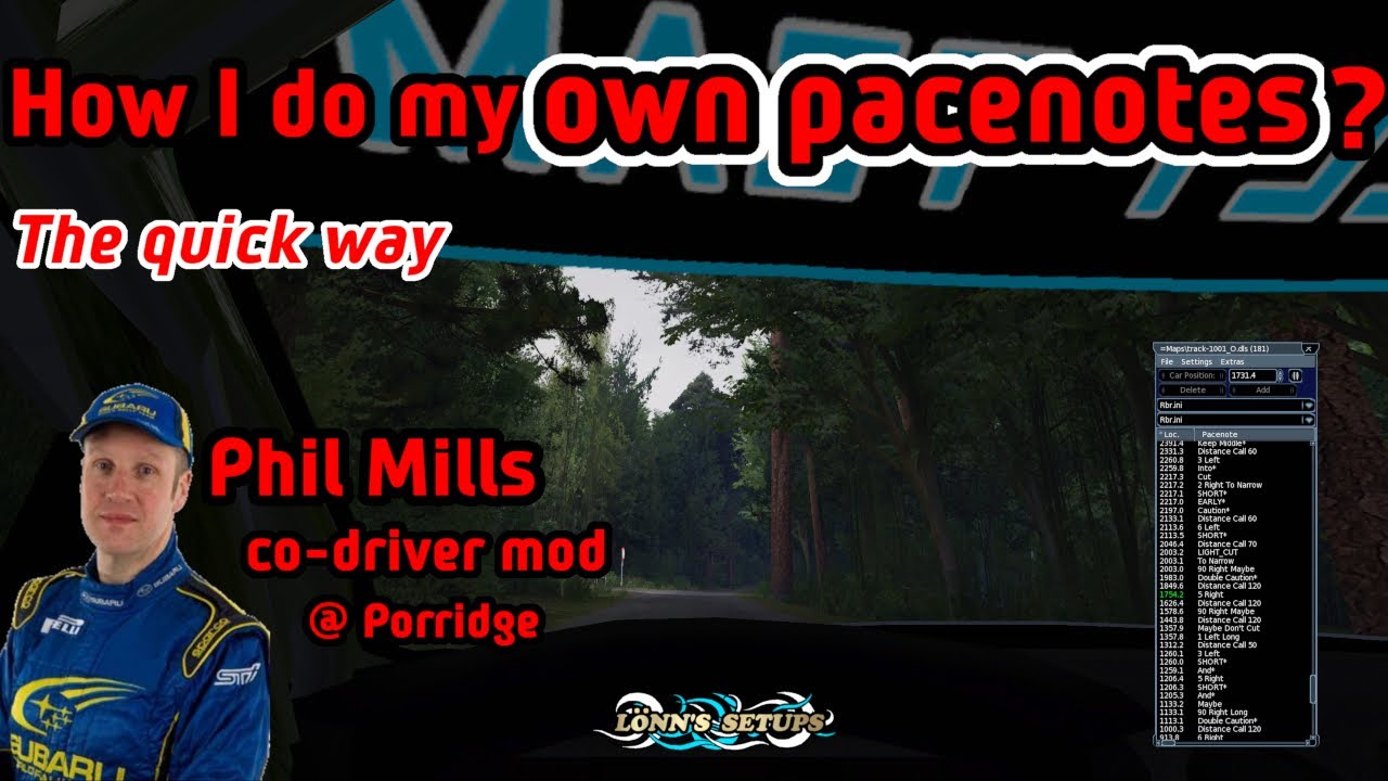 RBR | PACENOTE: How I do my own pacenotes? [ENG] - YouTube