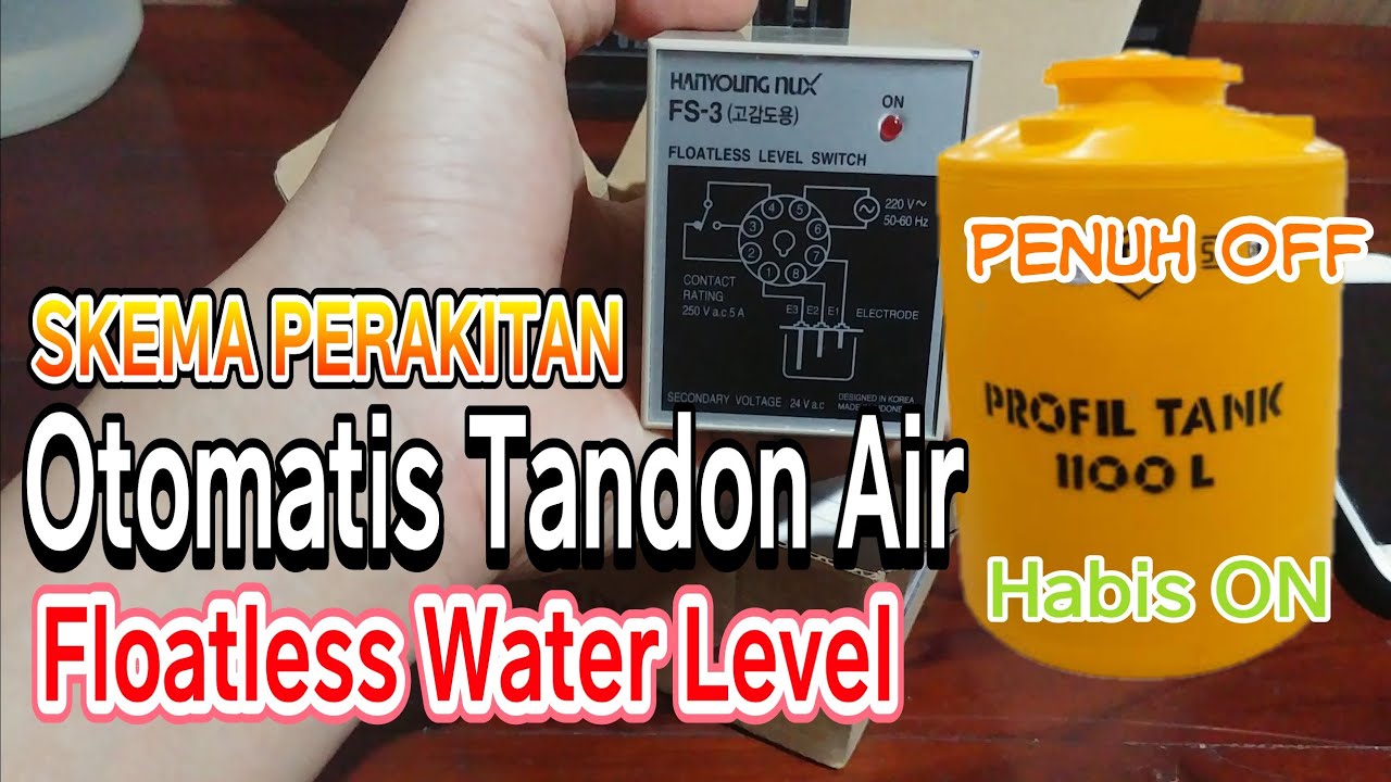 SENSOR OTOMATIS TANDON AIR | Floatless Level Switch - YouTube