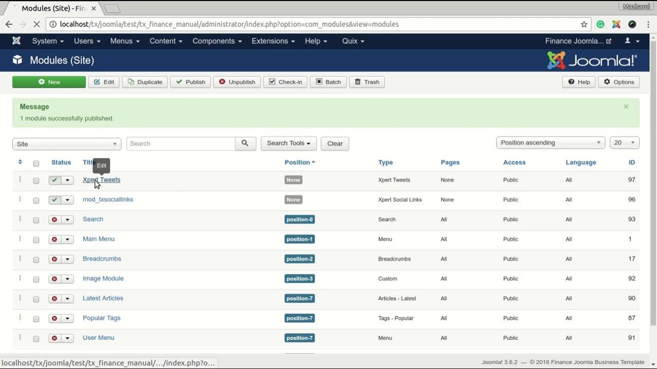 15. How to use joomla module inside Quix another module - YouTube