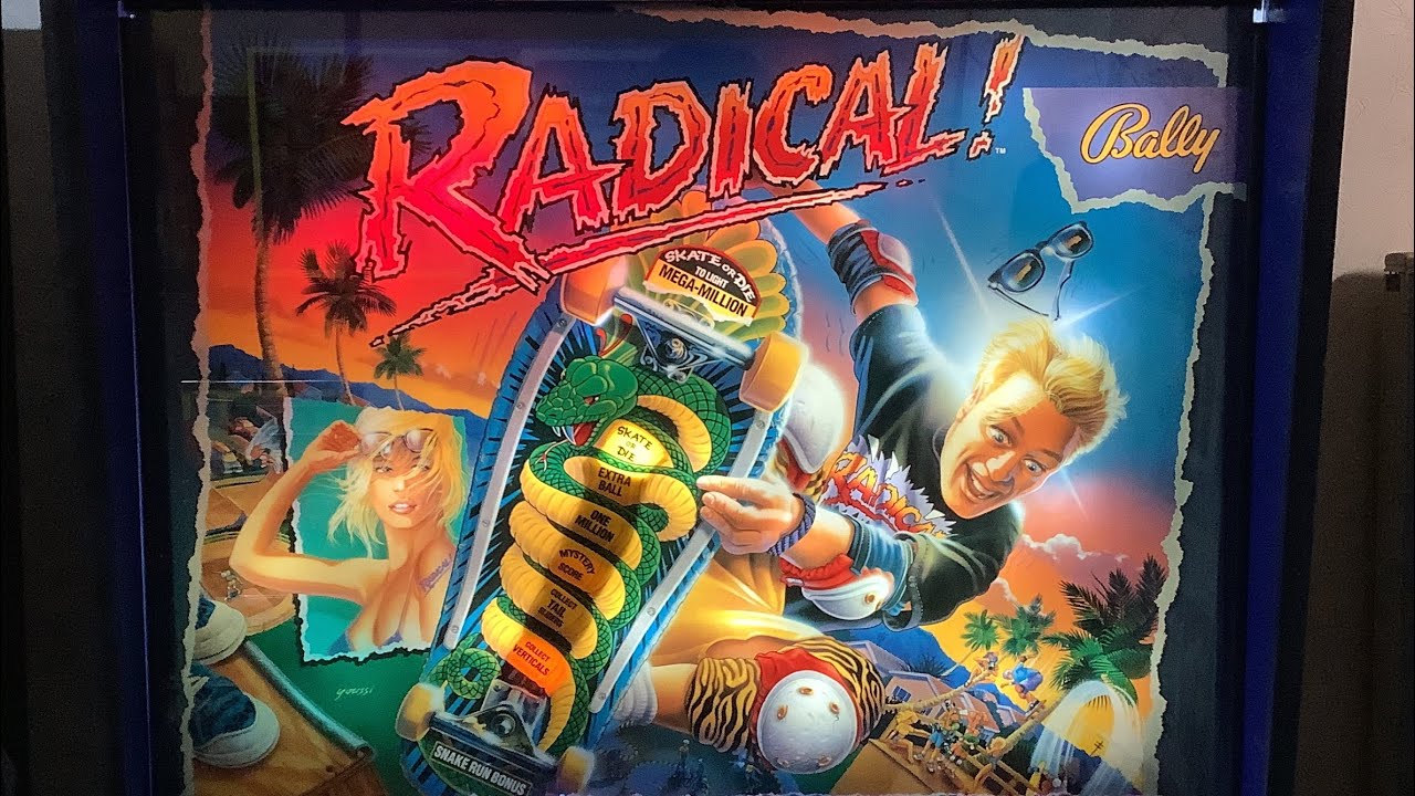 [Pinball] 1990 Bally RADICAL! - YouTube