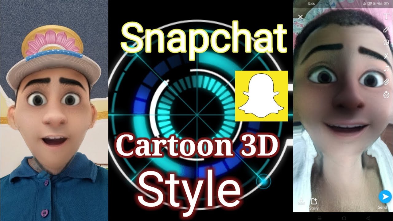 How To Get Snapchat Cartoon Filter || Snapchat Cartoon Filter Kaise ...