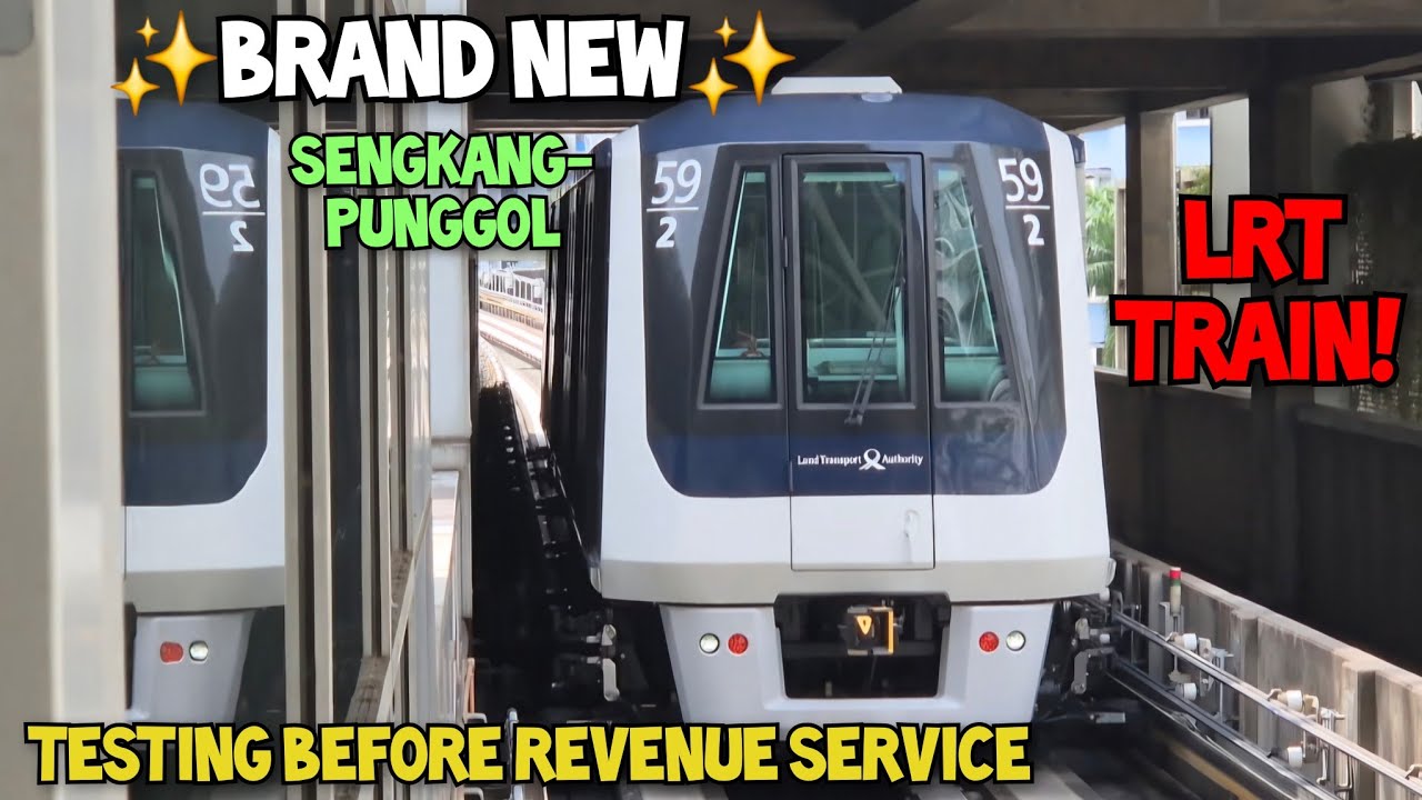 The ALL-NEW Sengkang Punggol LRT Train! (SBST) - YouTube