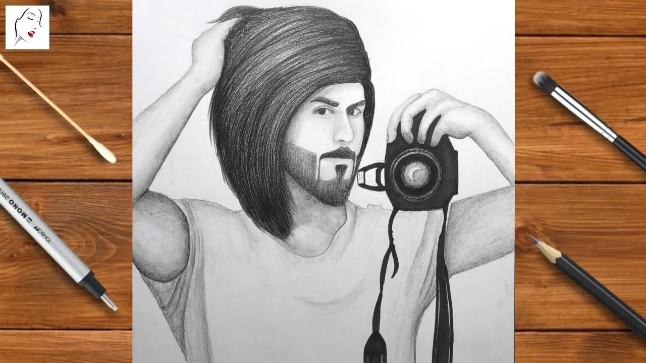 How to draw a Boy Sketch Drawing | Pencil Sketch Drawing | Boy Drawing ...