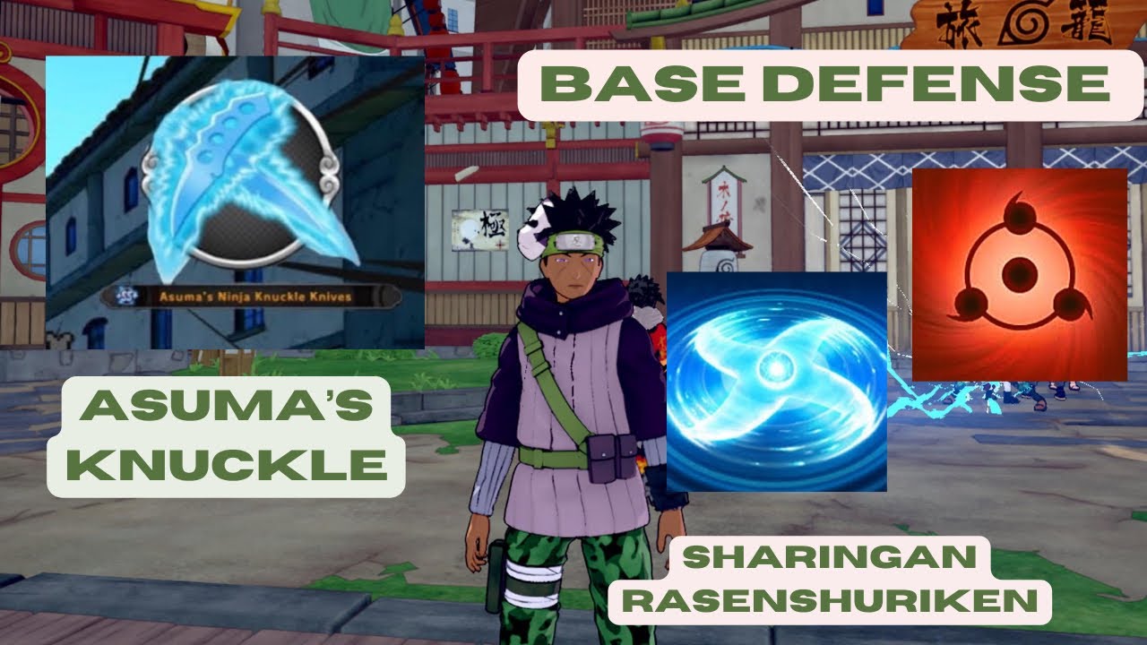 [NTBSS] ranked: awesome base defense with SHARINGAN (i'm proud of it ok ...