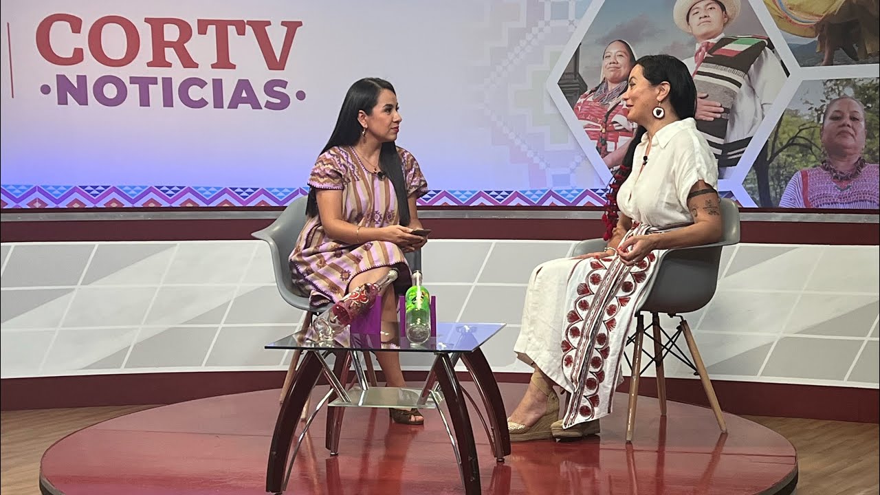 Montserrat Franco at CorTV Noticias Oaxaca - YouTube