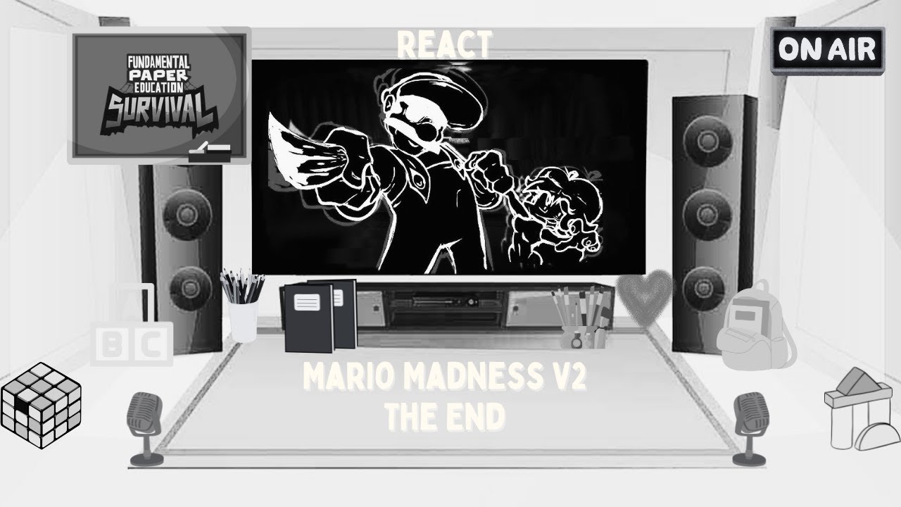 FPE React - FNF Mario Madness V2 - The End - YouTube