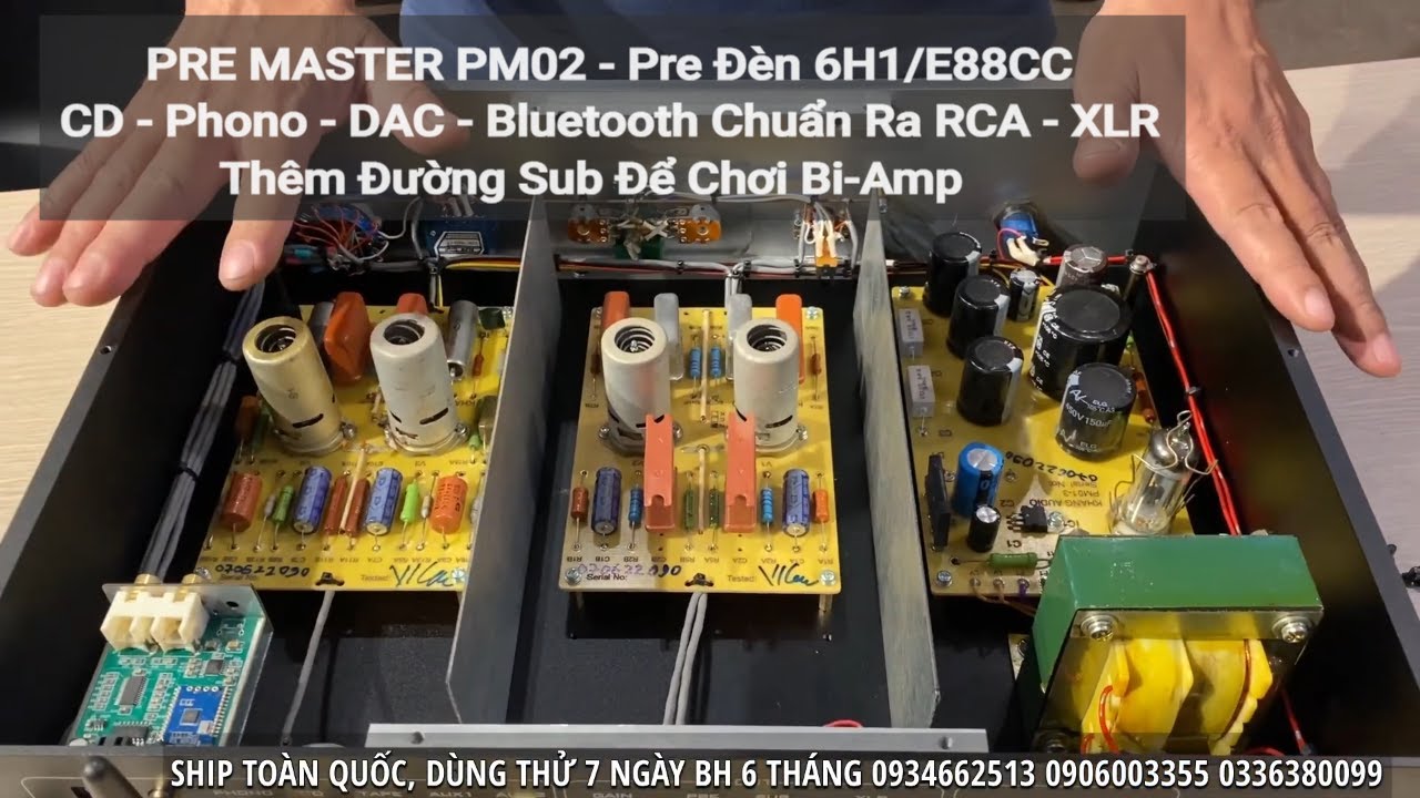 Pre Master PM02 Tích Hợp Cổng Vào CD - Phono - DAC - Bluetooth Chuẩn Ra ...