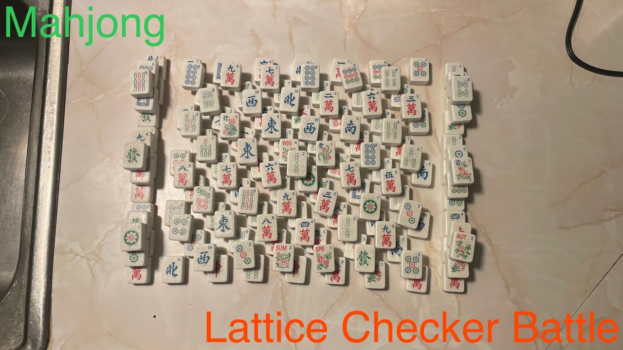 Mahjong Layout: Lattice Checker Battle - YouTube