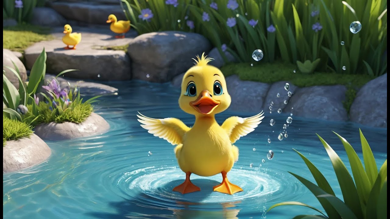 Baby Duck Quack Quack Quack | Cute Duck Nursery Rhyme for Toddlers ...