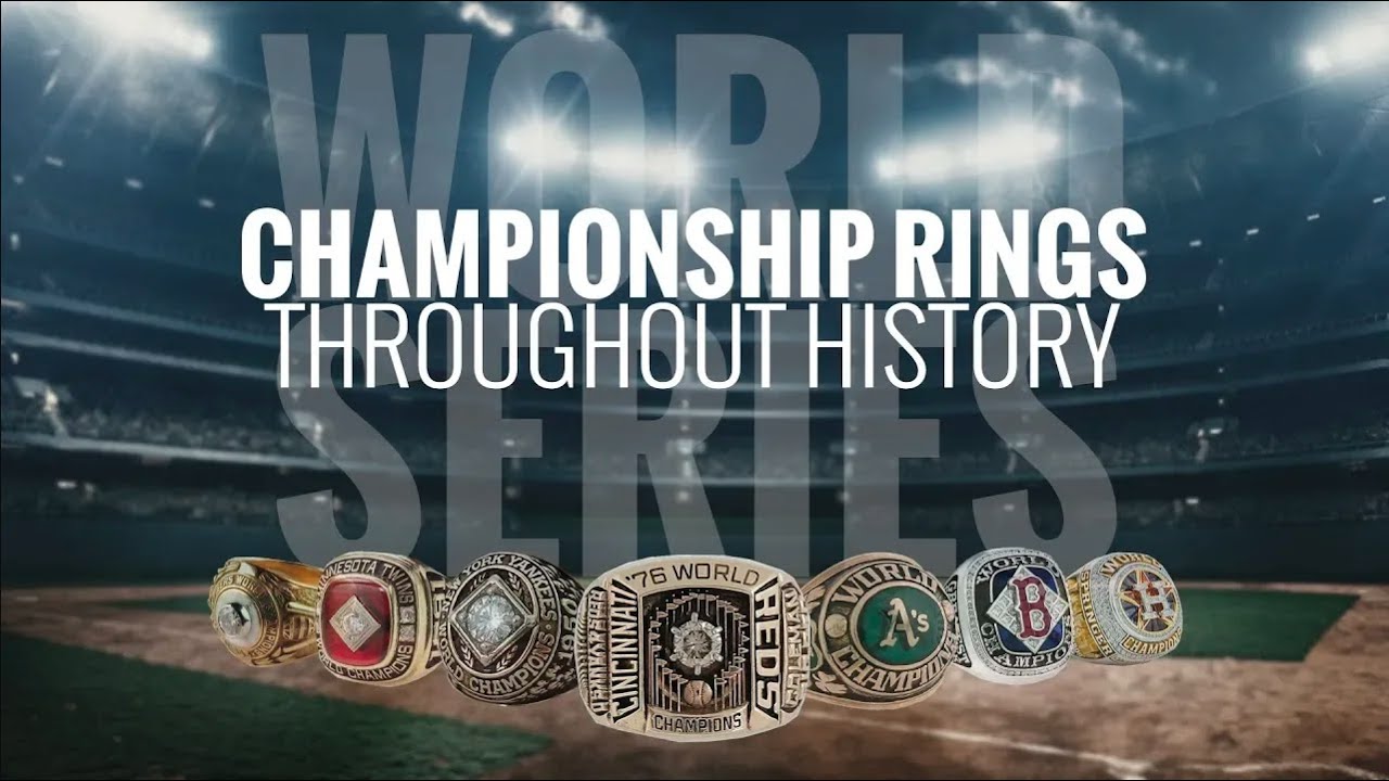 MLB Championship Rings Throughout History - YouTube