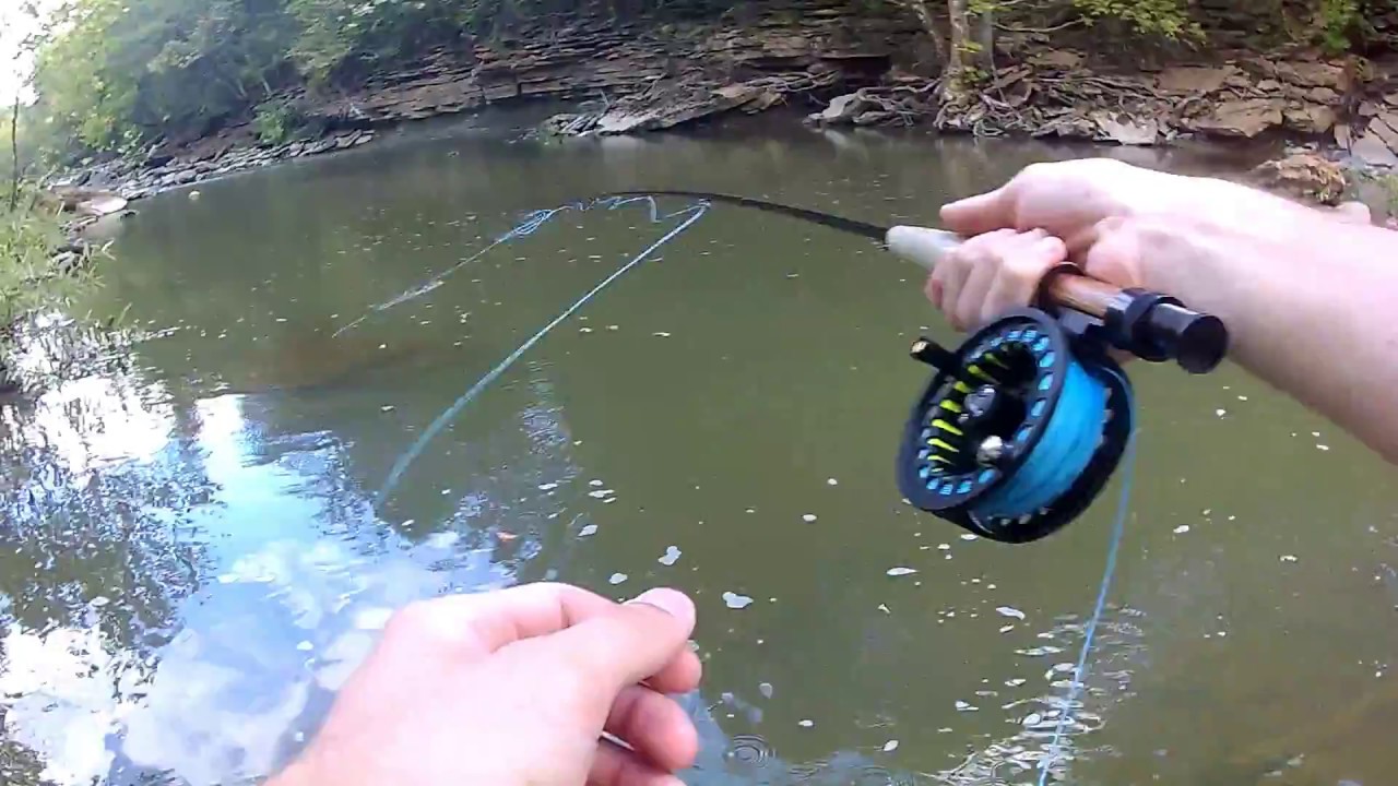 First time fly fishing! - YouTube