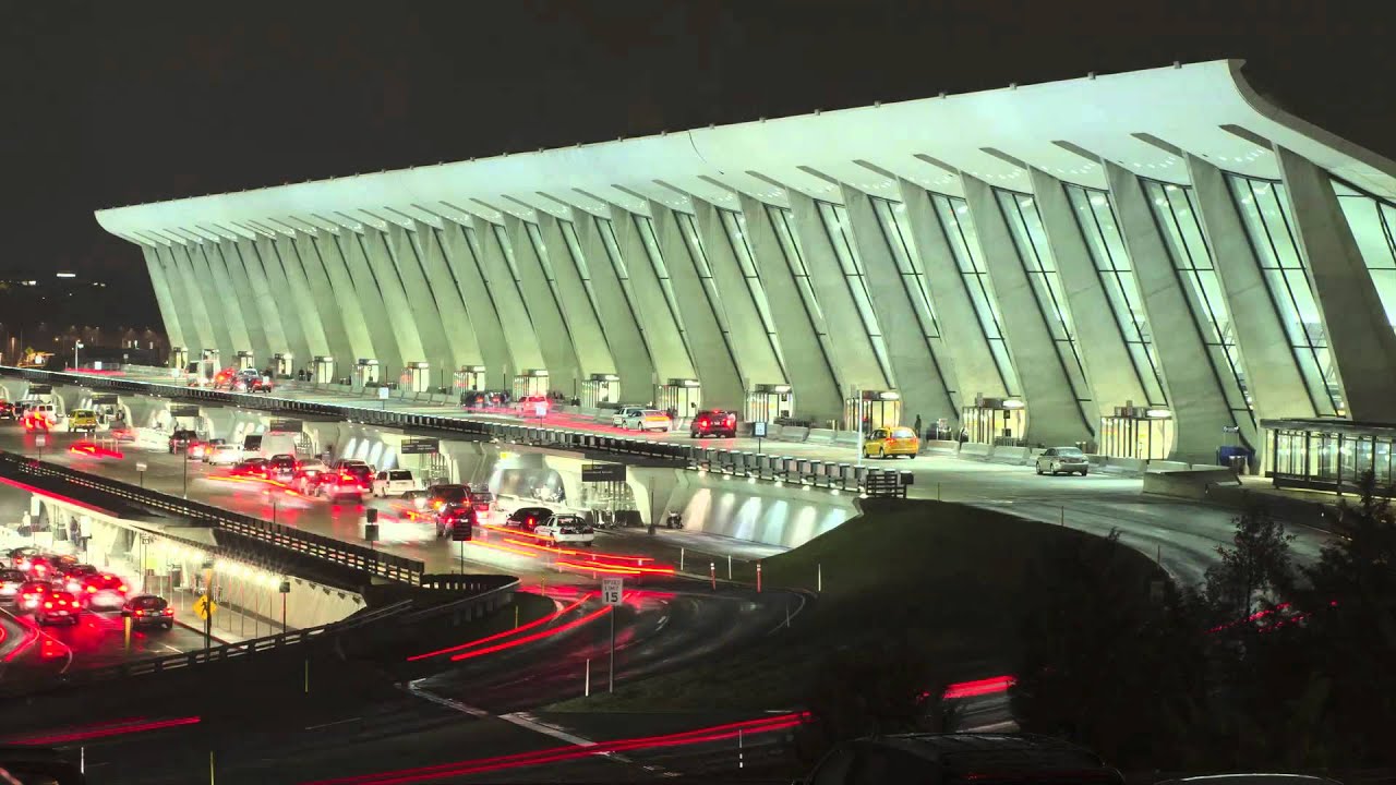 Washington Dulles Terminal Time Lapse - YouTube