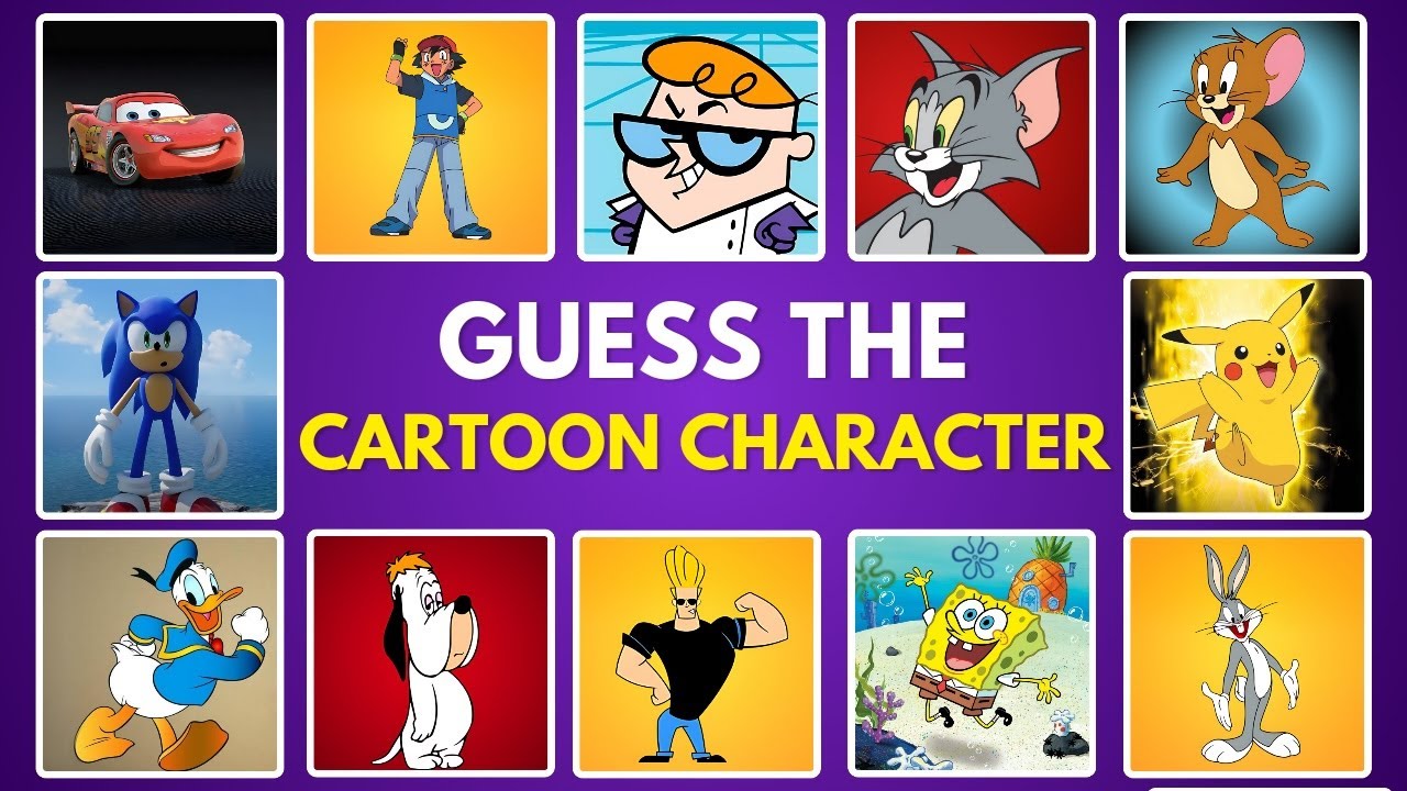 Guess the Cartoon Character In 5 Seconds! Cartoons Trivia Quiz 😺🐭 - YouTube
